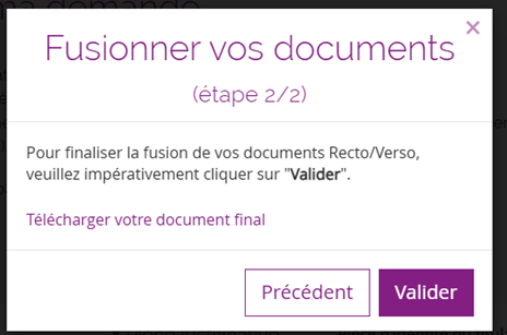 Fusion des documents | Ciclade